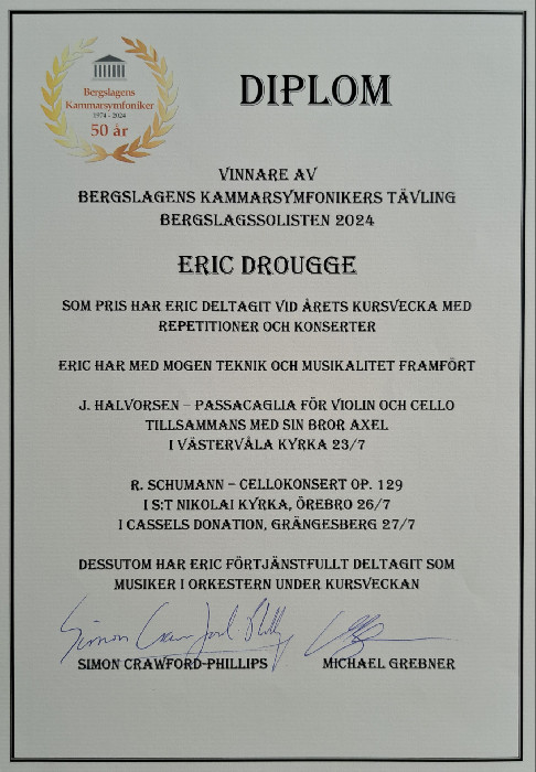 CURRICULUM VITAE :: Eric Drougge